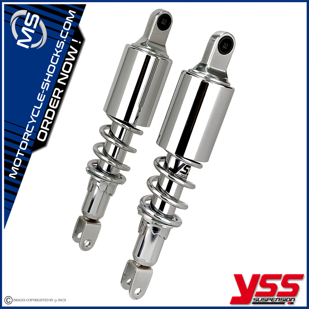 Suzuki GS 1100 G 86-88 YSS shock absorbers RD222-335P-01_CHR-CHR-C100 ...