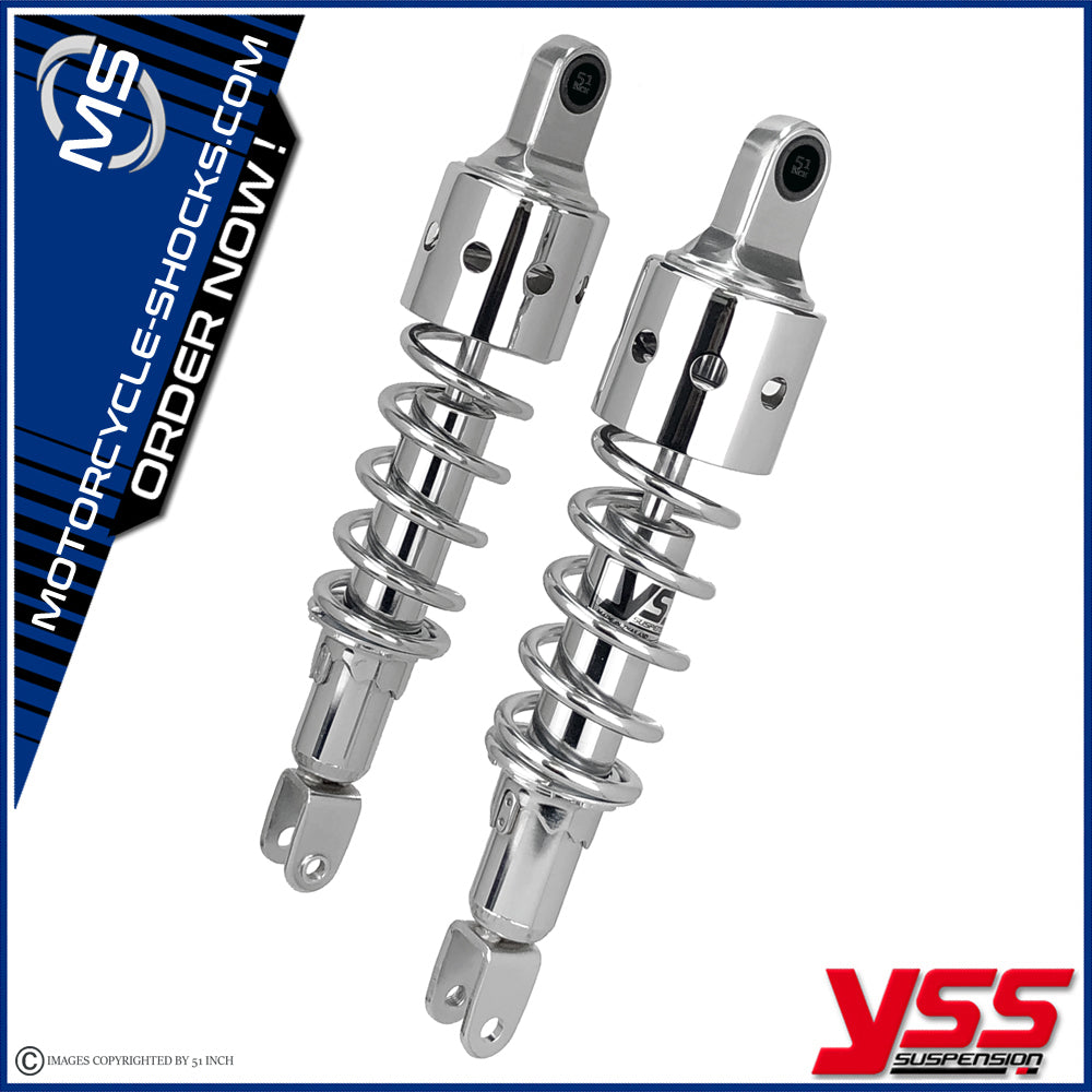 Suzuki GS 1000 G 80-81 YSS shock absorbers RD222-335P-01_CHR-CHR-C60P ...