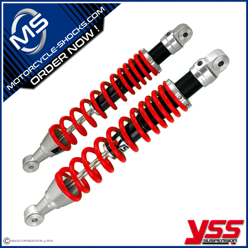 BMW R-series Bobber Build YSS shock absorbers RE302-T-B1900_ALU-RED ...